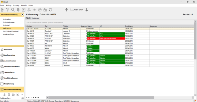 Gauge management software » Optimize calibration processes
