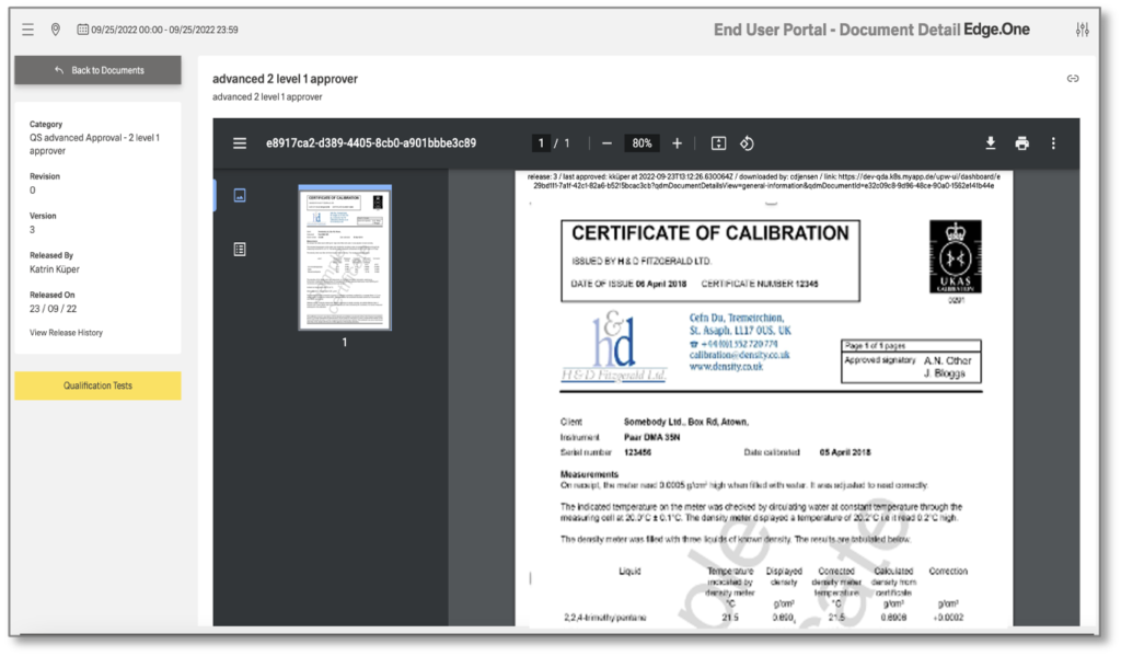 Gauge management software » Optimize calibration processes