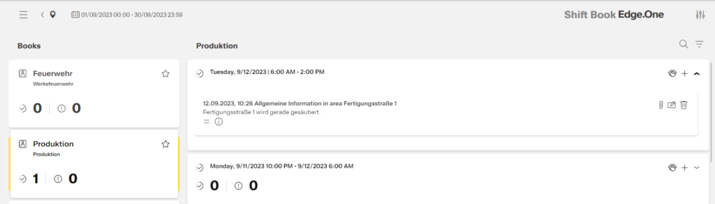 Digital shift book » Smooth shift planning | Germanedge